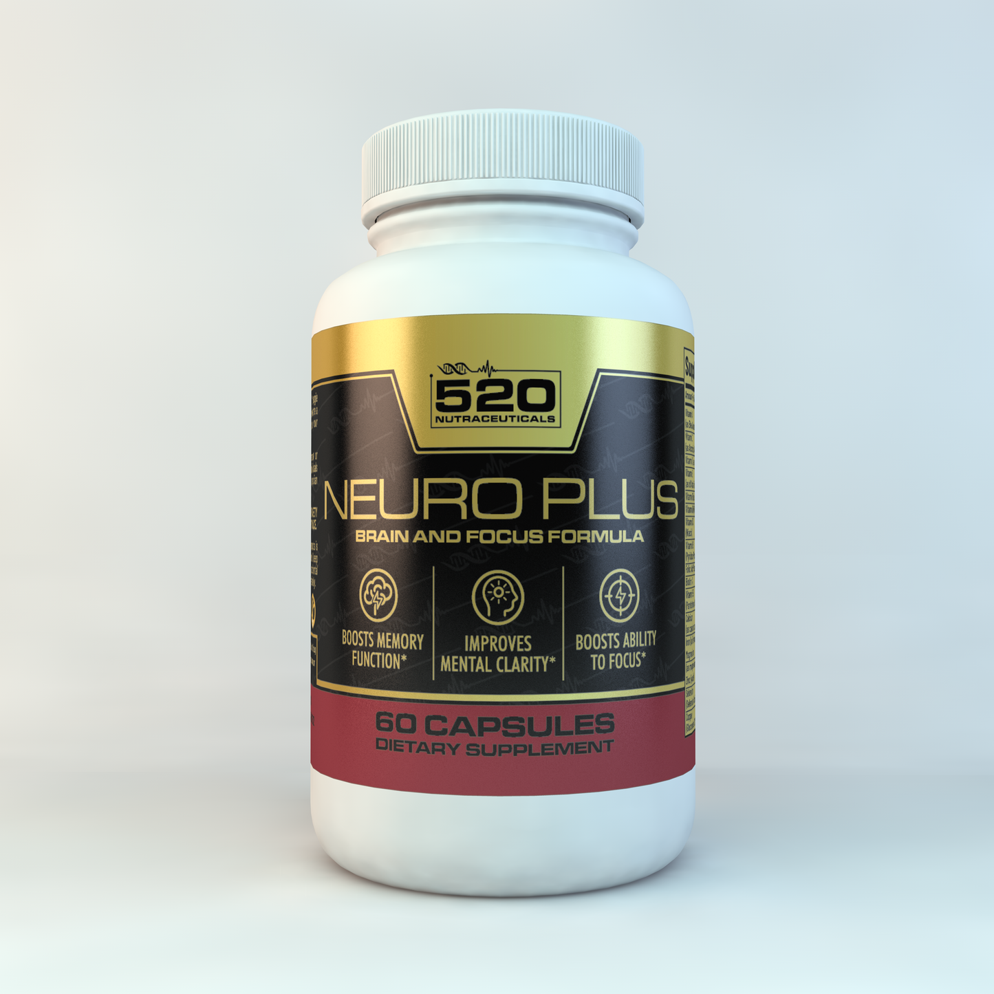 Neuro-Plus Brain and Focus Formula – 520 Nutraceuticals