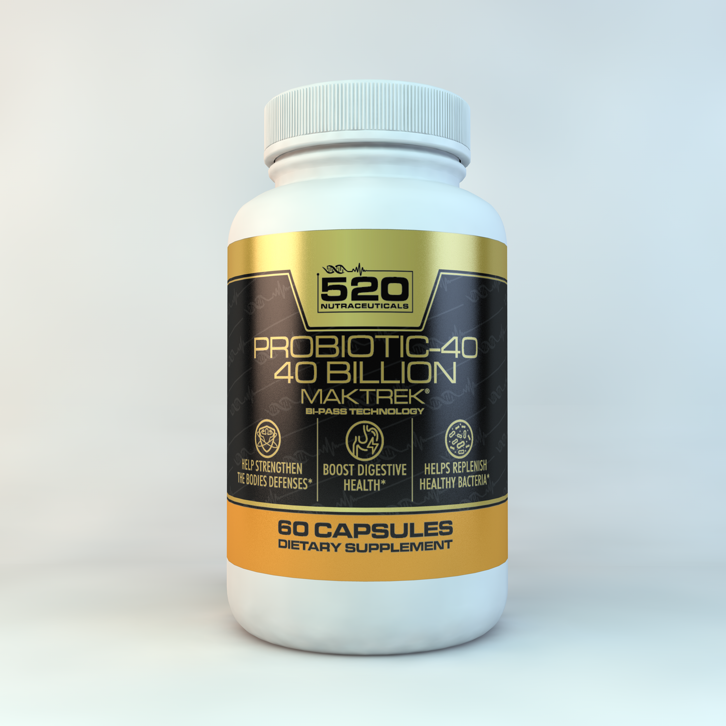 Probiotic- 40 Billion CFU – 520 Nutraceuticals