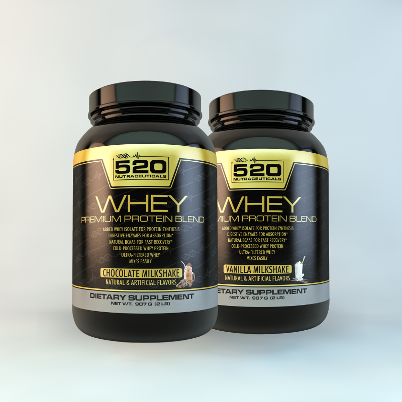Whey Premium Protein Blend | Stack – 520 Nutraceuticals